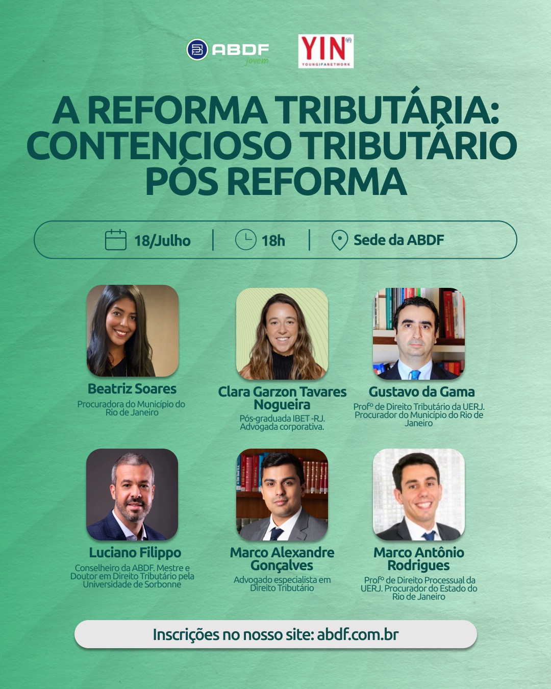 ABDF JOVEM: Reforma Tributária: Contencioso tributário pós reforma – ABDF
