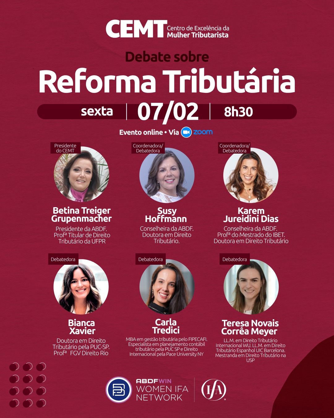 Debates do CEMT – Reforma Tributária – ABDF